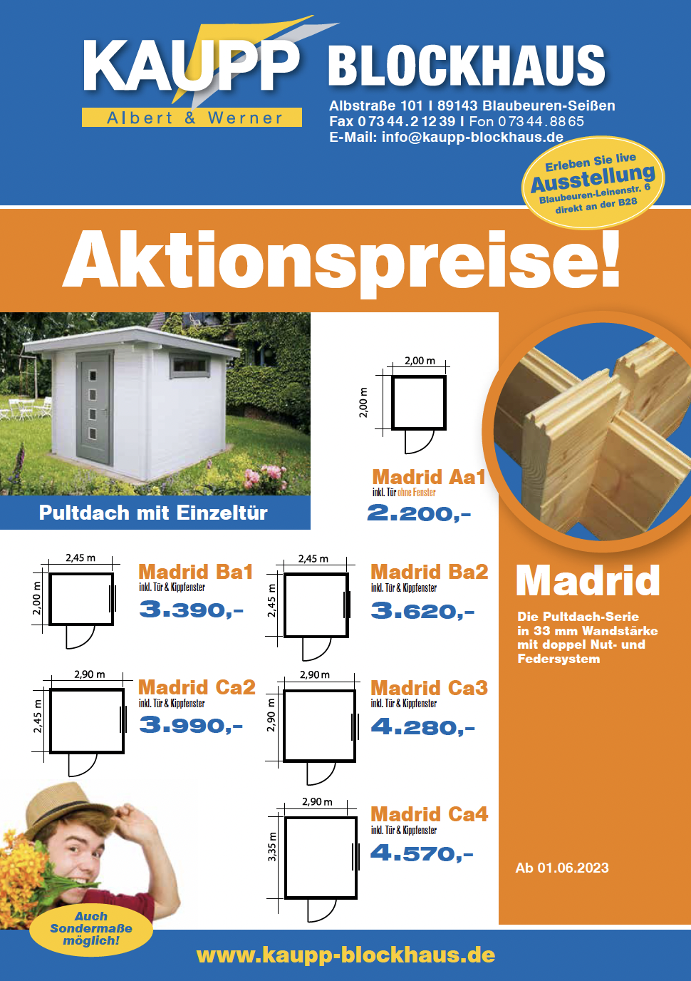 Startseite - Kaupp Blockhaus